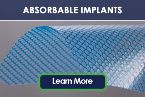 resorbable barrier layer mesh - Aran Biomedical